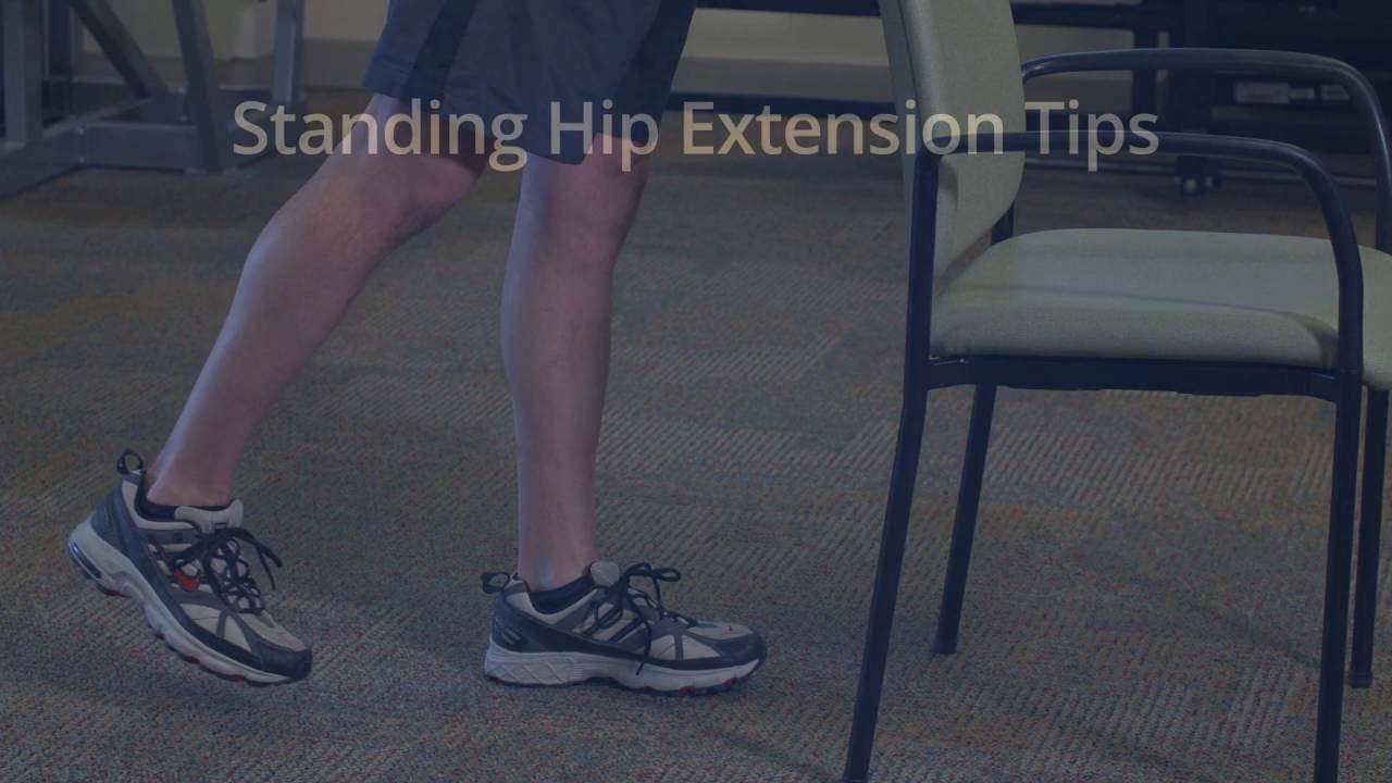 Hip Strengthening Exercise: Standing Hip Extension
