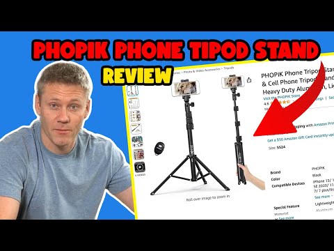 The Best Budget Friendly Phone Tripod - Product Review #amazon #tripod