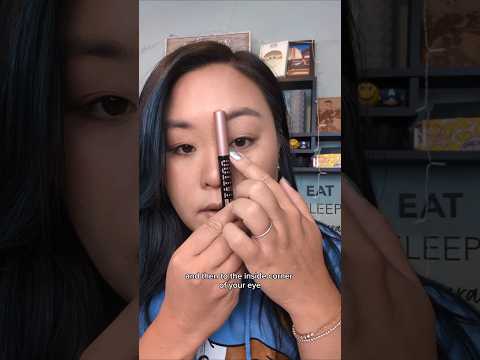 easy cream eyeshadow stick tutorial #makeup #maybelline #creameyeshadow #asianeyes #asianmakeup