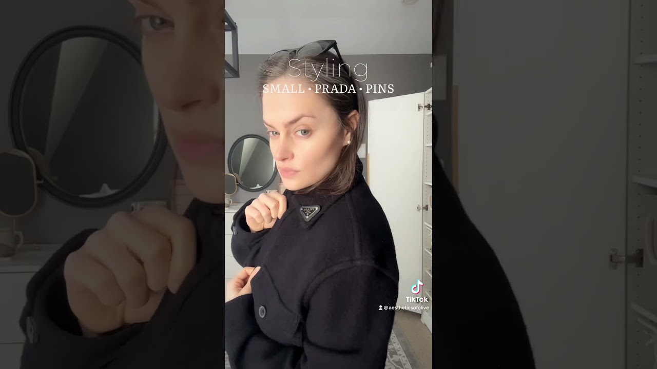 Styling Mini Prada Pins | Unique Way to Style and Wear Pins & Brooches