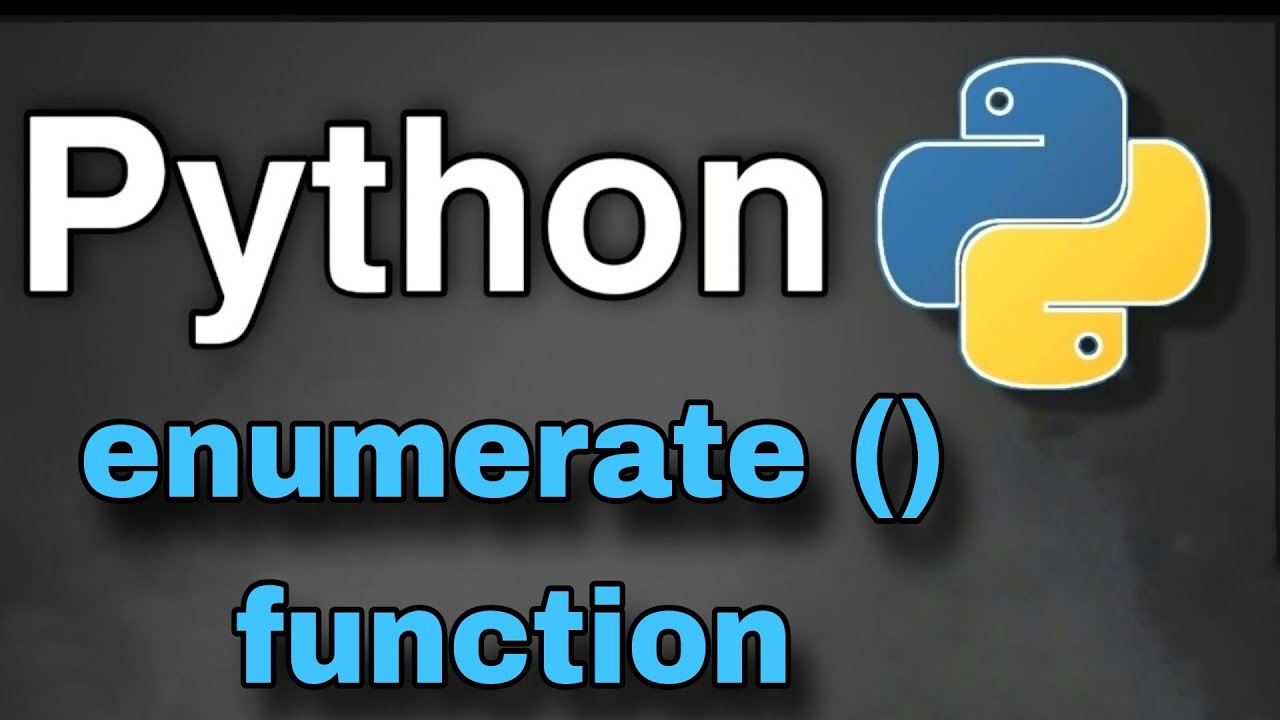 Python Tutorial 59 - Enumerate() in Python