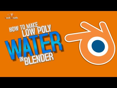 Blender Tutorial for Low Poly Water with Shading for Beginners in 2022