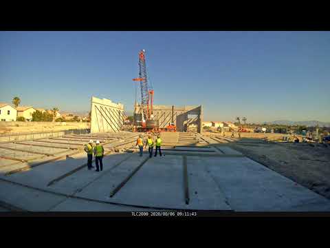 Total Integrated Panel System - 32 panels lifted in 6.5 hours.