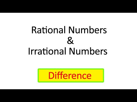 Conceptual difference between Rational Numbers and Irrational Numbers detail explanation Hindi Urdu