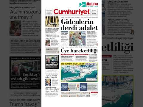 Cumhuriyet Gazetesi 1. Sayfa - 3 Şubat 2025