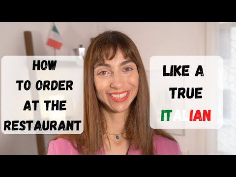 Italian Lesson: Learn how to order at the restaurant like a true Italian [ITA 🇮🇹]