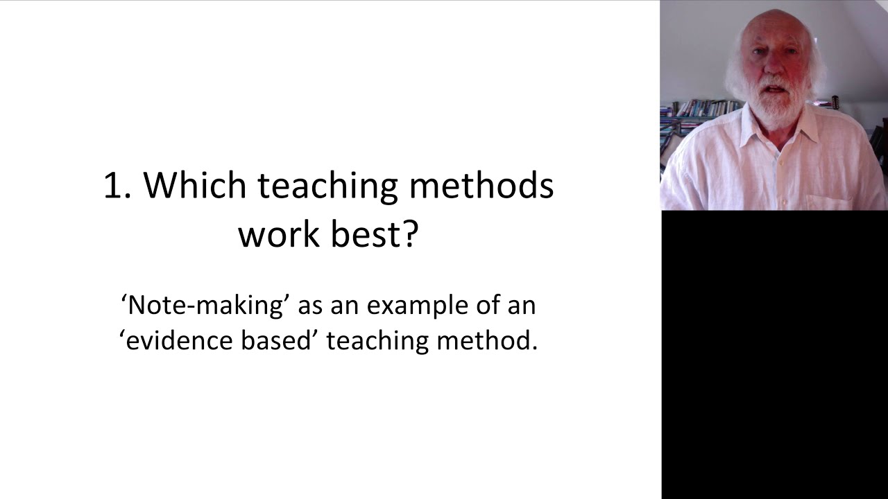 1. Evidence Based Teaching 1 Part 1