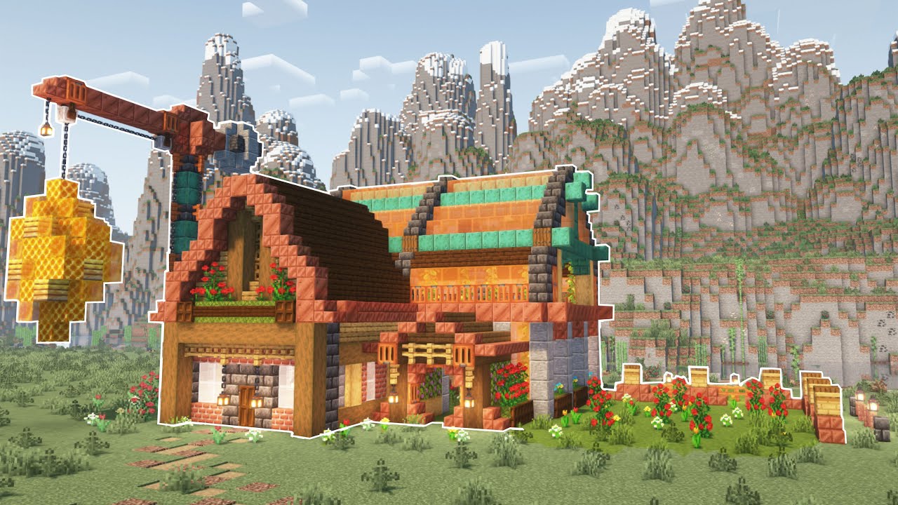 How to build Steampunk Beekeeper´s House - Minecraft tutorial