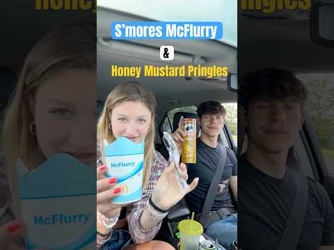 Smore McFlurry & Honey Mustard Pringles Review #mcdonalds #smores #review #newproduct #pringles