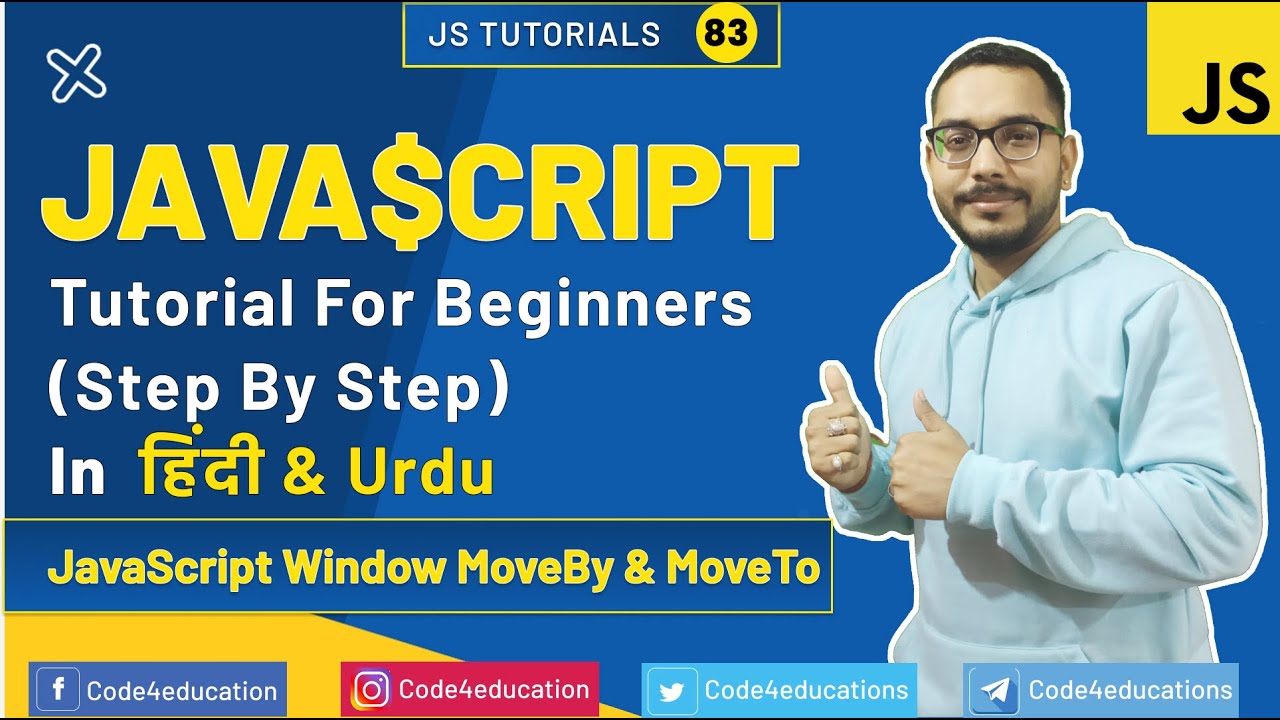 JavaScript Tutorial In Hindi | JavaScript Window moveBy & moveTo Tutorial In Hindi | JavaScript #83
