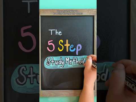 5 Step Study Method #nursingschool