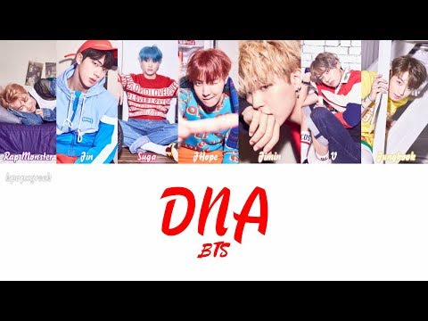 BTS (방탄소년단) - DNA Lyrics (Color Coded Han/Rom/Gre/Eng Captions)