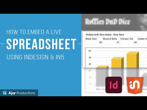 How to embed a spreadsheet in your digital publication with in5