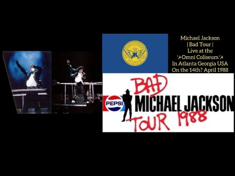 Michael Jackson | Bad Tour Live at Atlanta 14th? April 1988