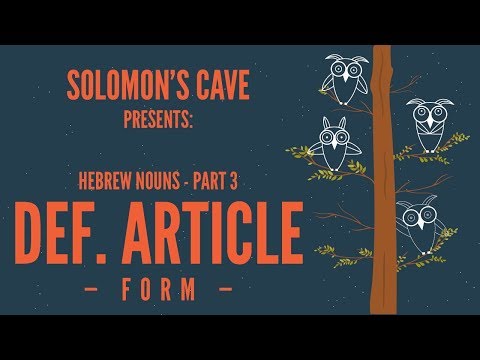 NOUNS 3 - Definitely The Definite Article