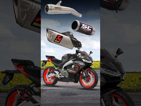 Best Exhaust for Aprilia RS457 #automobile #apriliars457 #rs457 #shorts