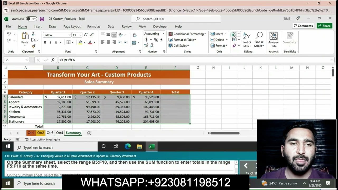 Excel 2B Simulation Exam | Excel 2B Simulation Exam | Excel 2B Simulation Exam