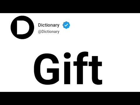 Gift Meaning In English