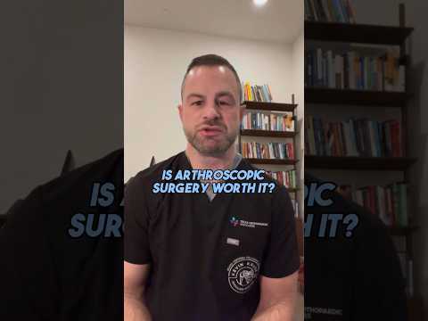 Is Arthroscopic Surgery Worth It? #shoulderinjury #shouldersurgeon