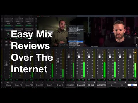 Easy Mix Reviews! How To Mix Audio Over The Internet | Remote Audio Recording