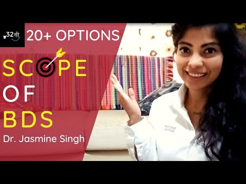 CAREER OPTIONS AFTER BDS 2021 | WHAT AFTER BDS - SCOPE OF BDS By Dr. Jasmine Singh