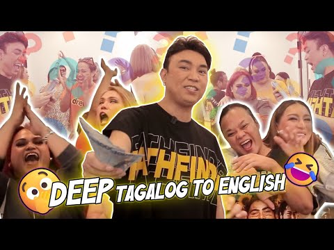 EXTREME DEEP TAGALOG WORDS TO ENGLISH CHALLENGE (LAUGHTRIP SAGOT NG MGA BEKS) | CHAD KINIS VLOGS