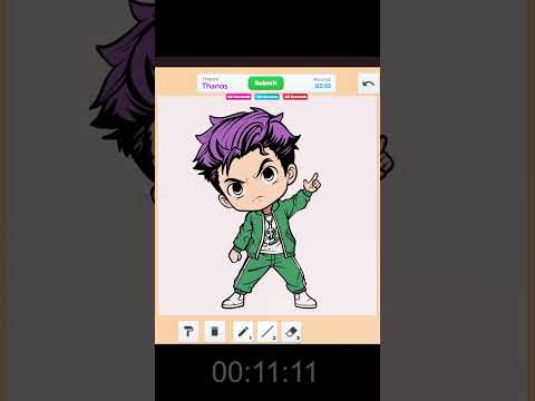 Let's draw Thanos from Squid Game Season 2 in Roblox Speed Draw