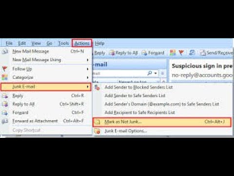 How to Stop Outlook 2016 From Moving Emails to Junk or Spam Folder