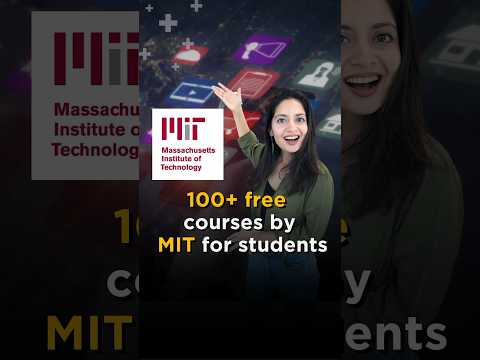 100+ Free MIT courses for students! #shorts