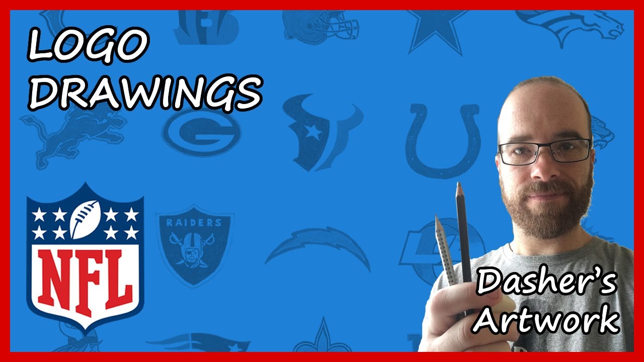 LOGO DRAWINGS: All Current NFL Teams