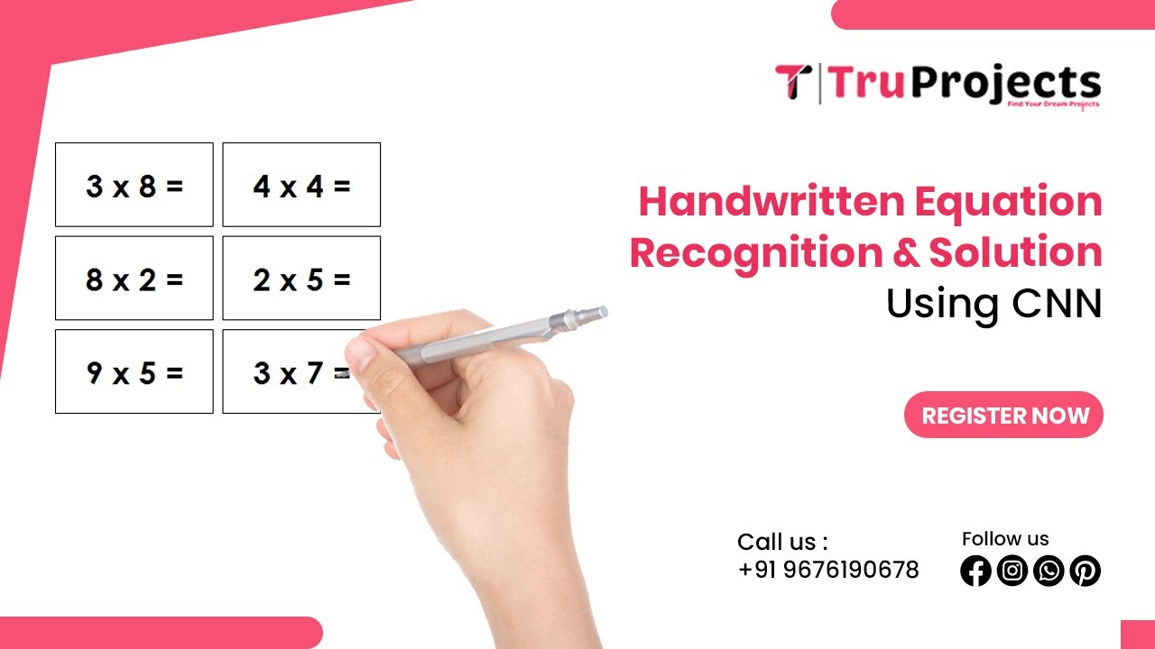 Handwritten Equation Recognition & Solution Using CNN