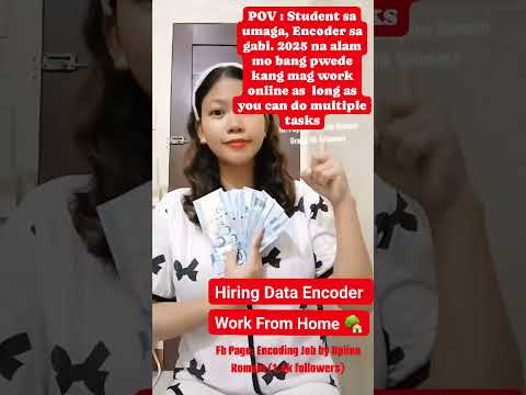 work From Home Job ‼️ data Encoder pwede sa lahat ✅ CP PC or laptop user ✅ Legit Earning App 2025