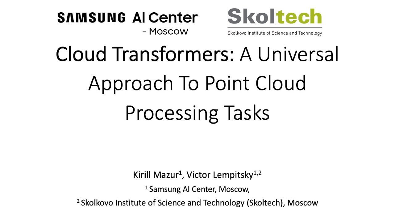 [ICCV 2021] Cloud Transformers: A Universal Approach To Point Cloud Processing Tasks