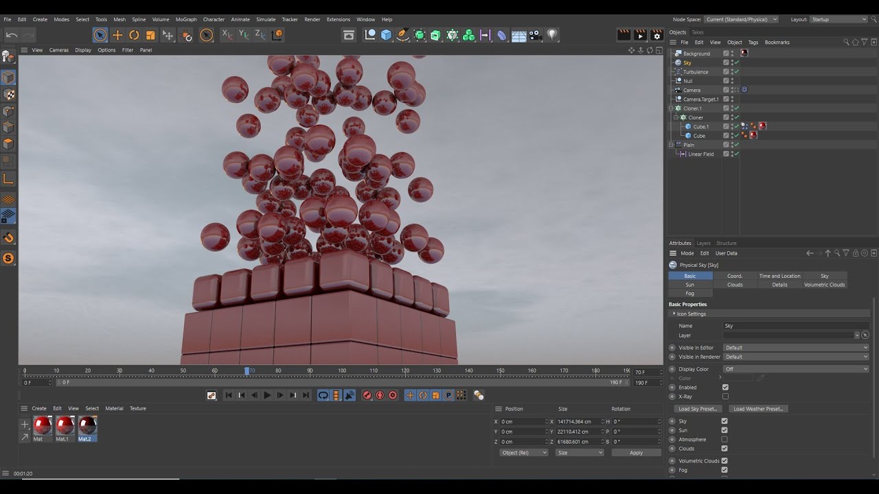 Modify Cloning with Camera Keyframing Cinema 4D Tutorial Workflow