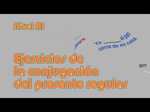 Ejercicios conjugación Presente Regu…: Español ELE video lecciones