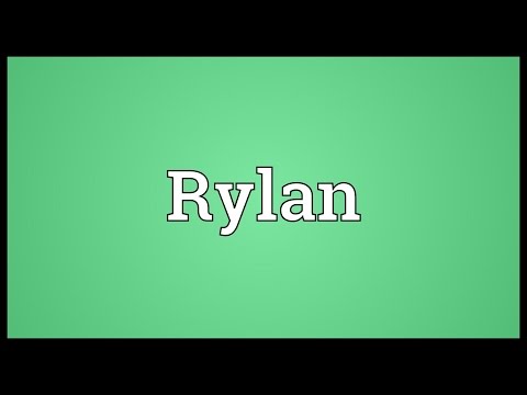 Rylan Meaning