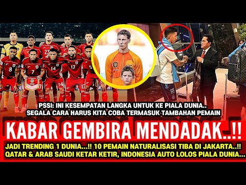 🔴HEBOH!! 10 NATURALISASI TIBA DI JAKARTA, PSSI GERAK CEPAT JADWAL TIMNAS RONDE 4 KUALIFIKASI PILDUN