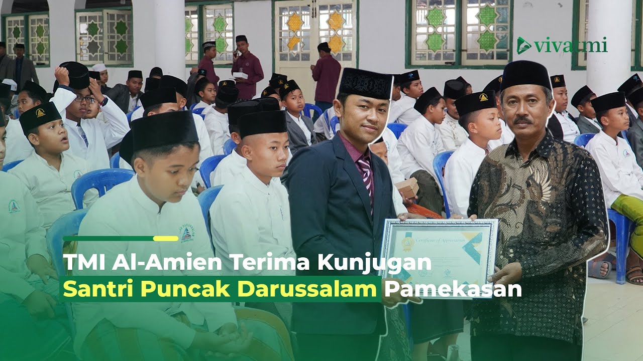 TMI Al-Amien Terima Kunjungan Santri Puncak Darussalam Pamekasan | TMI Al-Amien Prenduan