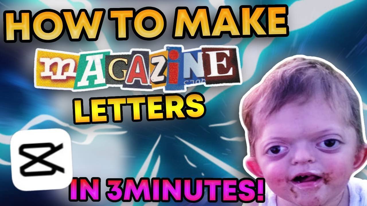 Magazine Letters in CapCut in Just 1:49 Minutes | FREE