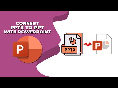 How to convert pptx to ppt with PowerPoint