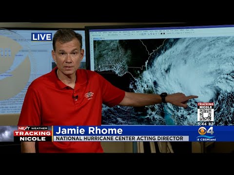 Tropical Storm Nicole: National Hurricane Center Acting Director Jamie Rhome