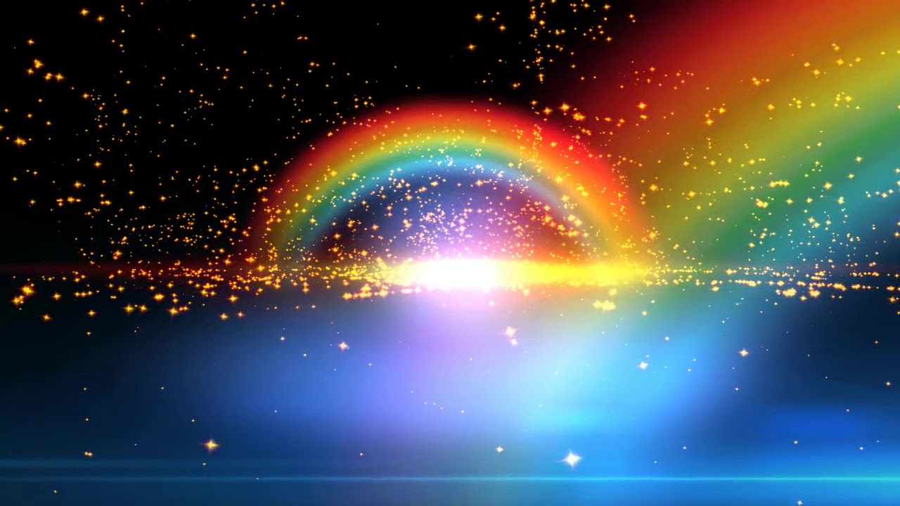 Beautiful, rainbow, gradient, background video