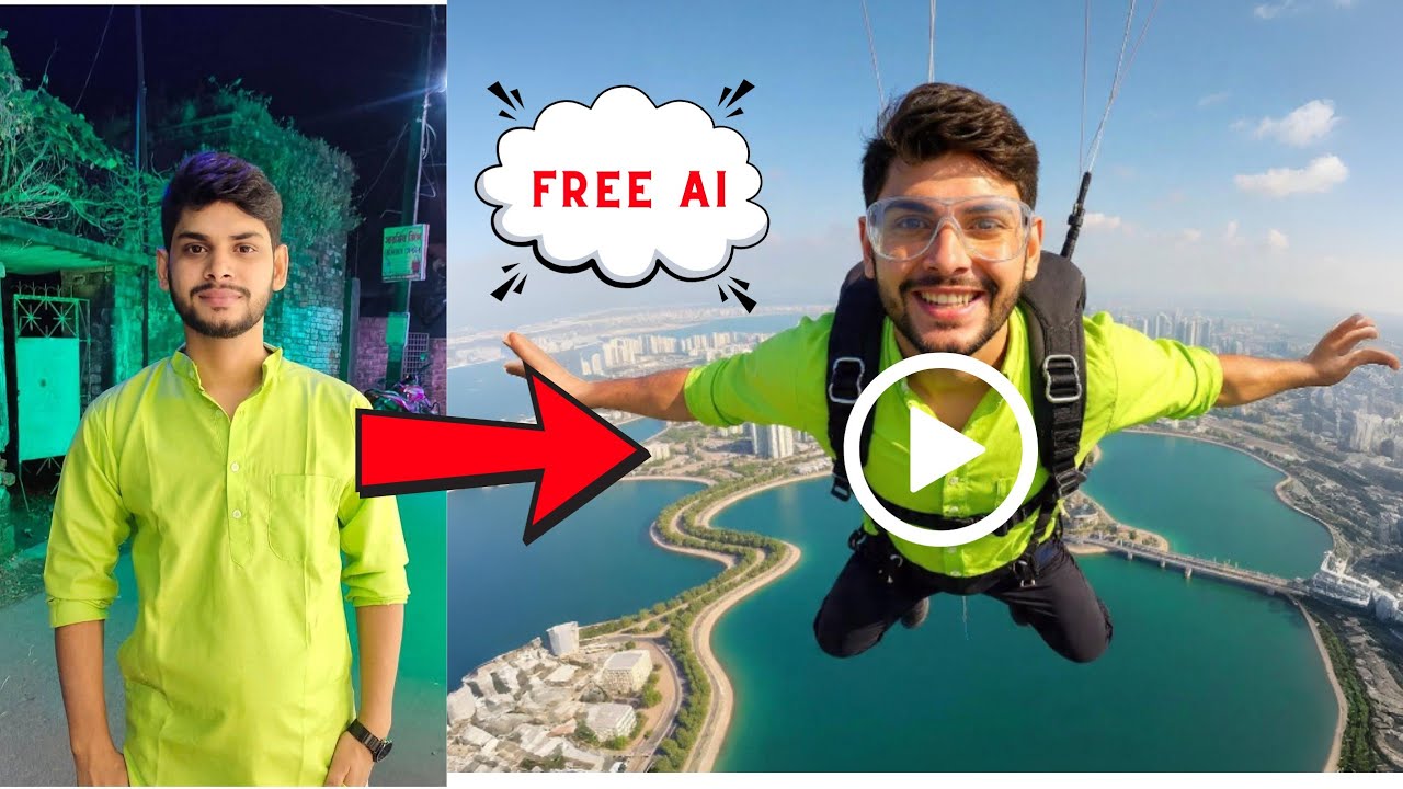 Make a Skydiving Video from Your Image with Free AI