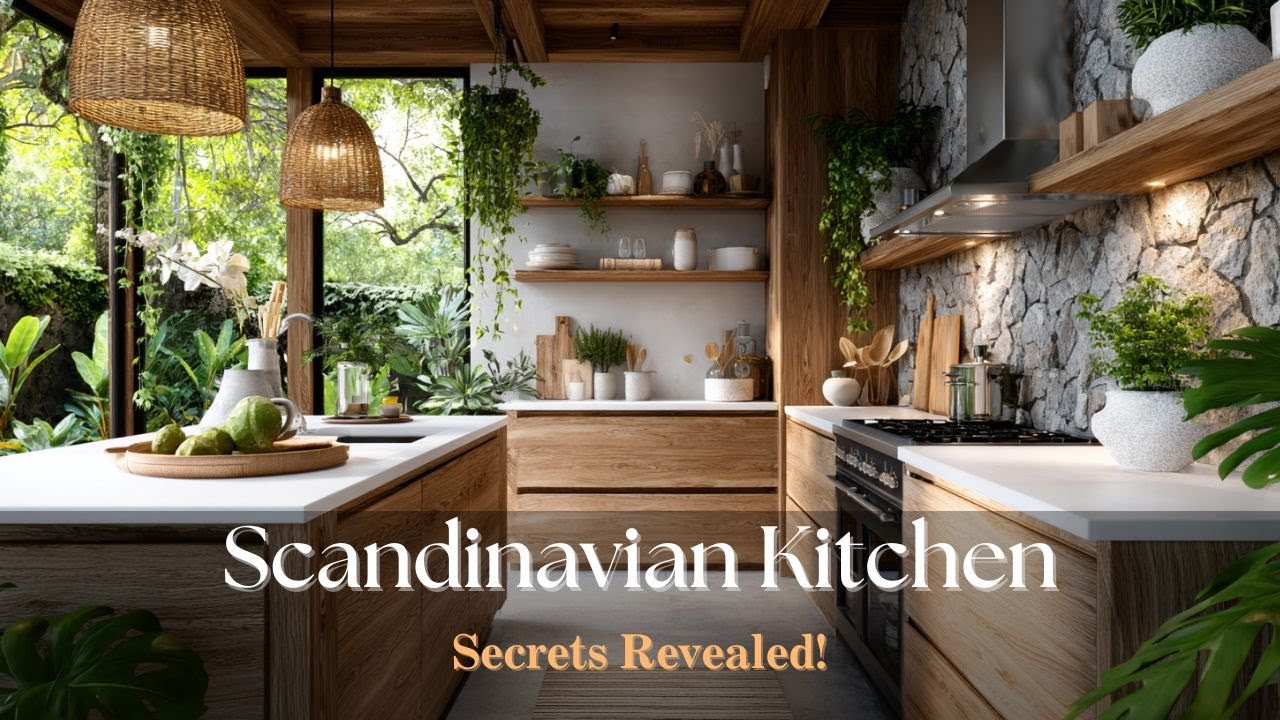 Scandinavian Kitchen Design Secrets: Light Woods, Open Shelving & Cozy Hygge Essentials
