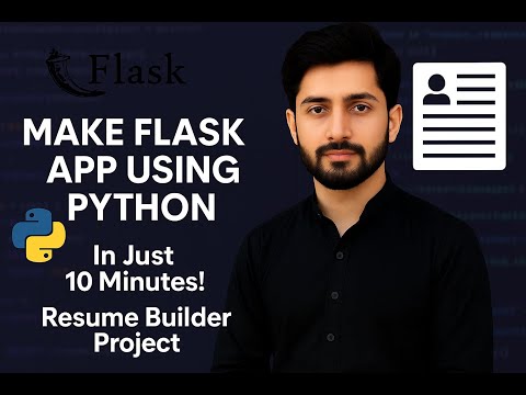 MAKE FLASK APP USING PYTHON | AI RESUME BUILDER APP USING FLASK AND PYTHON