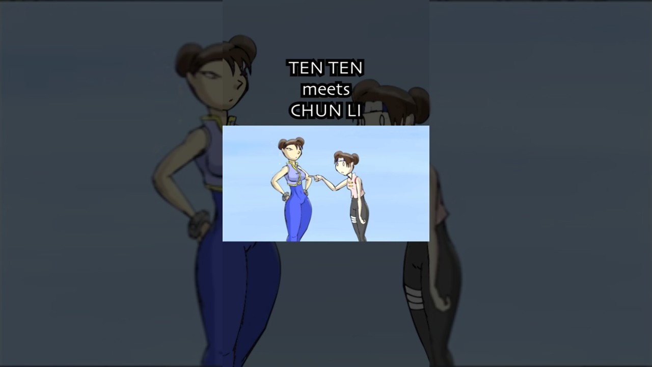 TEN TEN meets CHUN LI. #naruto #streetfighter6