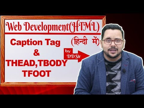Caption Tag || HTML Tutorial || Web Development