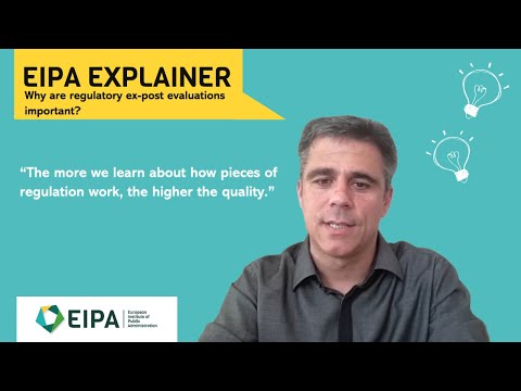 EIPA Explainer | Why are regulatory ex-post evaluations important?