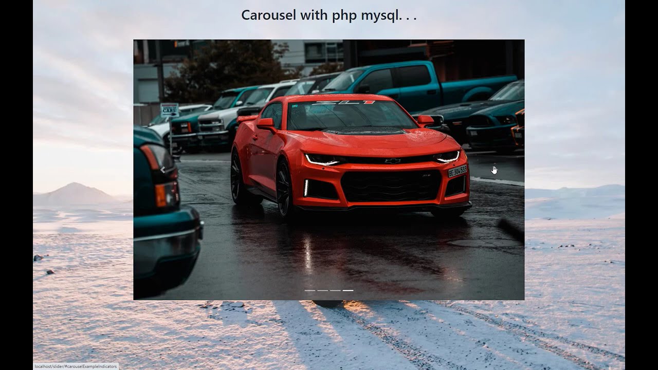 carousel with php