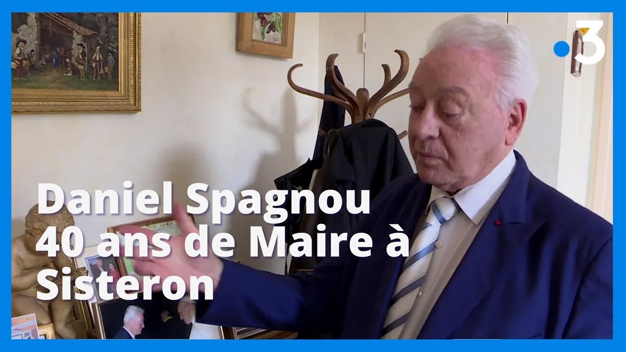 Le maire Daniel Spagnou célèbre ses 40 ans de mandat à Sisteron ...